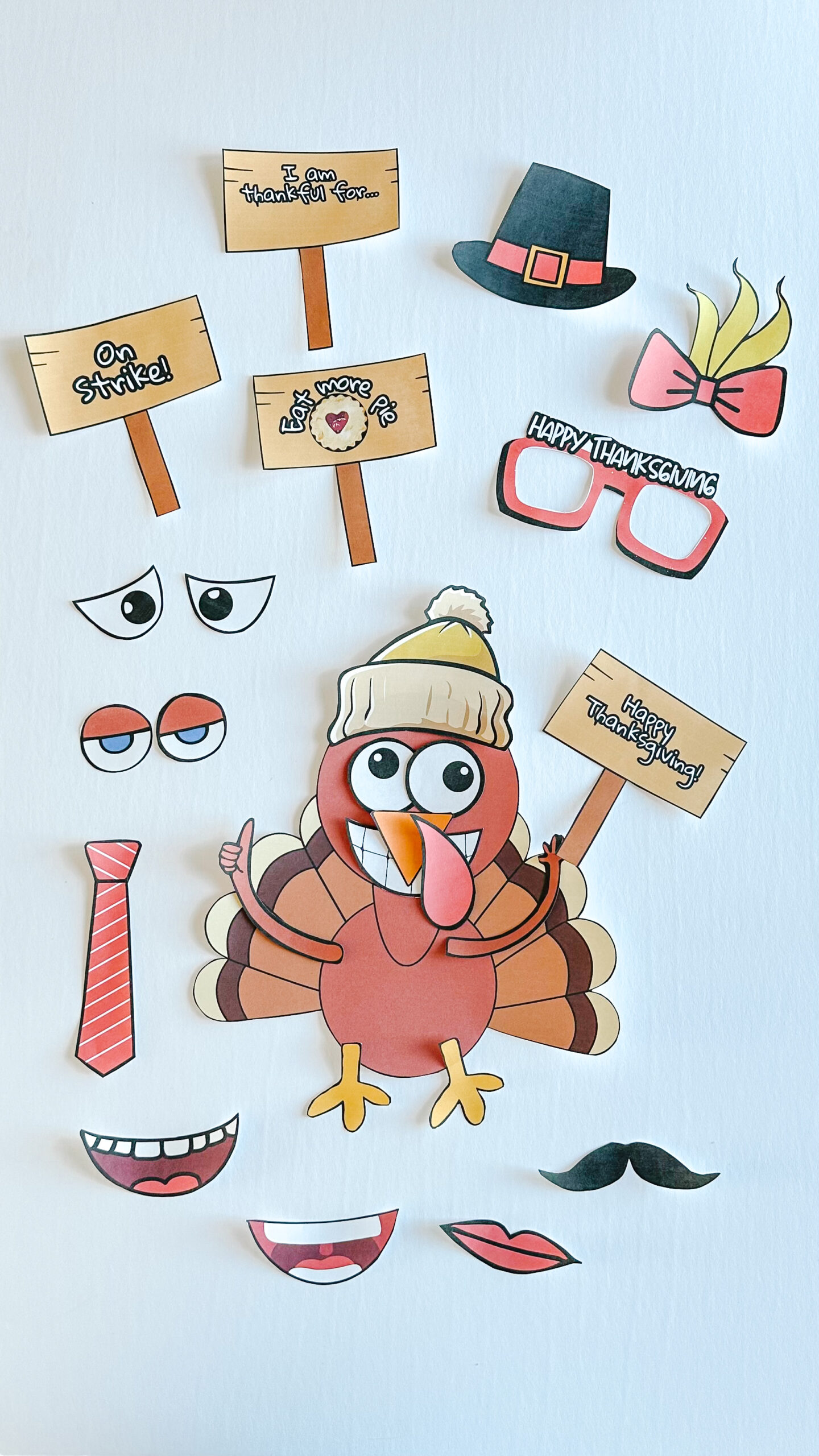 Silly Turkey Thanksgiving Craft - The Seasonal Homeschool